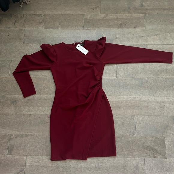 Dynamite | Dresses | Sexy Burgundy Mini Dress In Medium | Poshmark